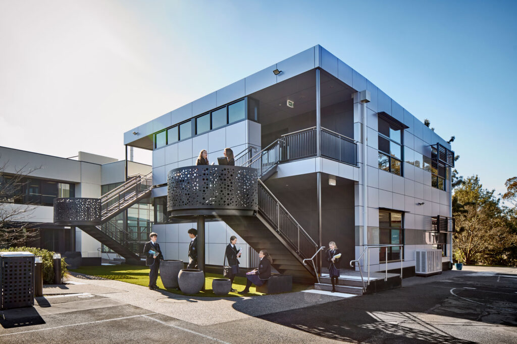 Nestled In Nature: Take A Peek At The Sleek New Modular Classrooms At ...
